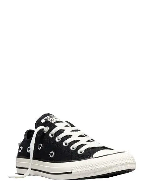 CONVERSE Chuck Taylor® All Star® Beaded Low Top Sneakers - Black/egret/black