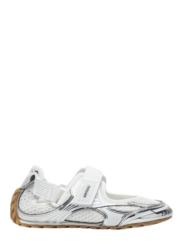 Bottega Veneta Mary-jane Orbit Flash Sneakers - Metal