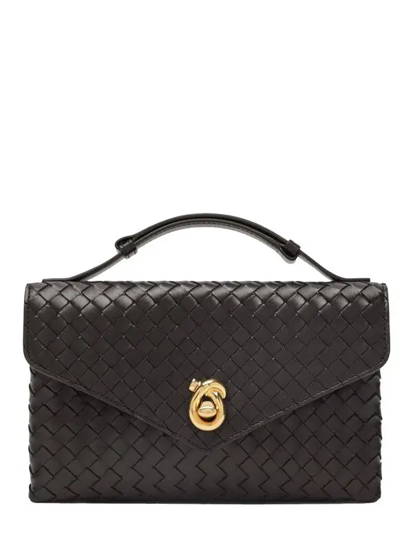 Bottega Veneta Knot Lock Bag - Brown