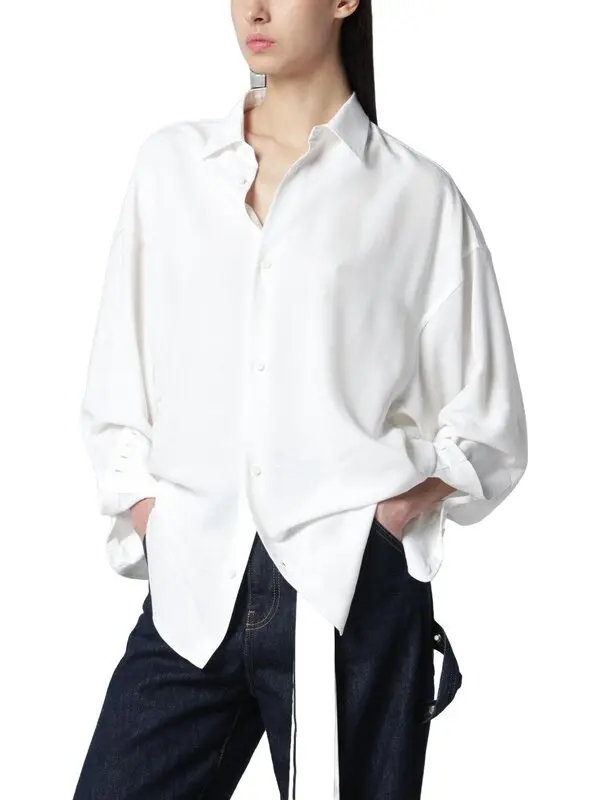 DARKPARK Viscose Jersey Shirt - White