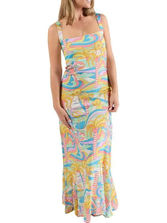 Kenny Flowers The Paradiso Escape Dress - Yellow
