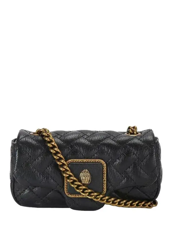 Kurt Geiger Nano Ppmlico Quilted Cross Body Bag - Black