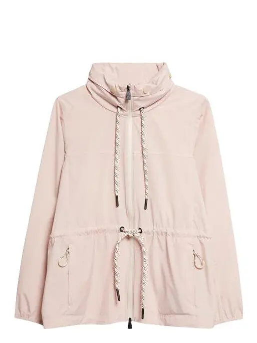 Moncler Soulare Water Repellent Jacket With Packable Hood - Rose Quicksand