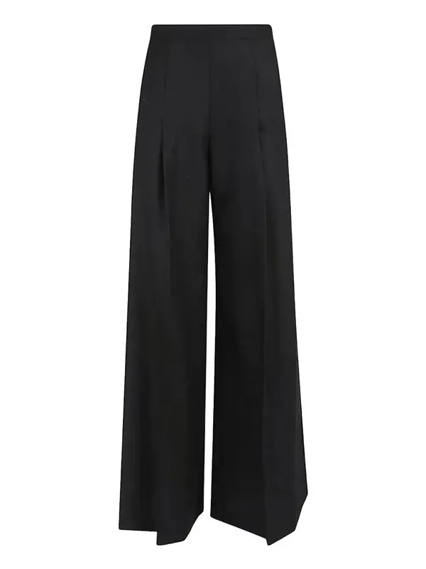 Giambattista Valli Pleated Palazzo Pants - Black