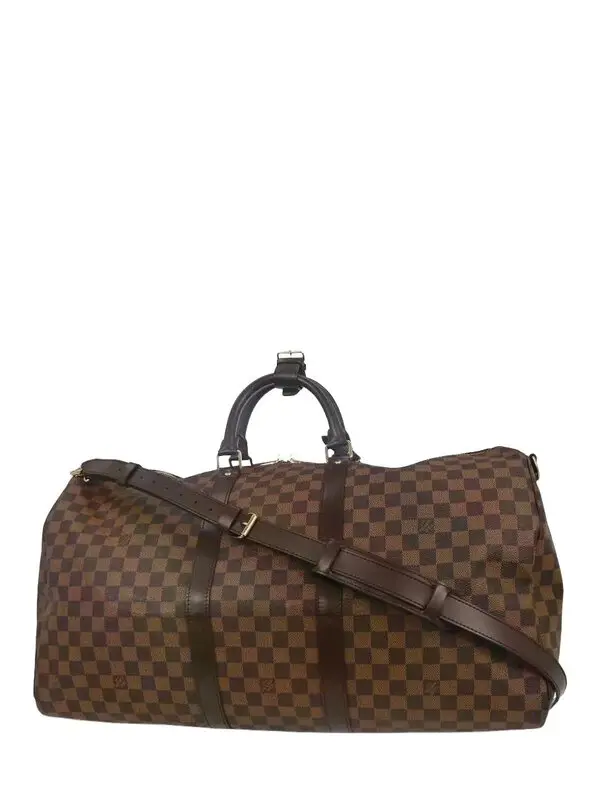 LOUIS VUITTON 2006 55 Keepall Bandouliere Duffle Bag - Brown