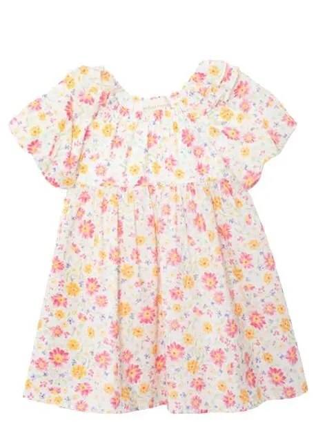 MABEL + HONEY Petal Party Short Sleeve Dress - Pink