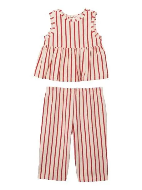 MABEL + HONEY Knit Two-piece Set - Striped