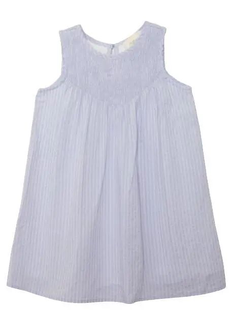 MABEL + HONEY Sleeveless Striped A-line Dress - Purple/ Striped