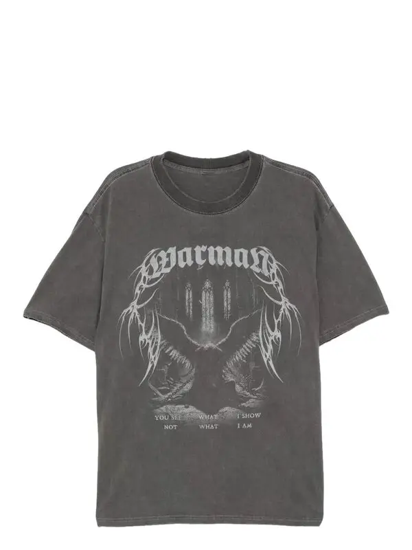 WARMAN Distressed T-shirt - Grey