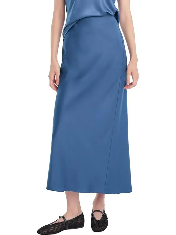 FAVORITE DAUGHTER Maxi Skirt - River Blue