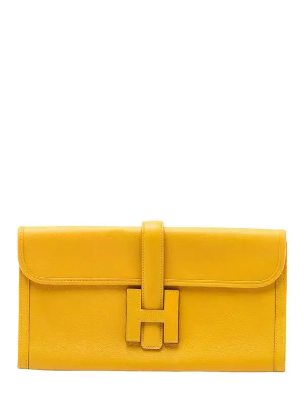 Hermès 2018 Swift Jige Elan 29 Clutch Bag - Yellow
