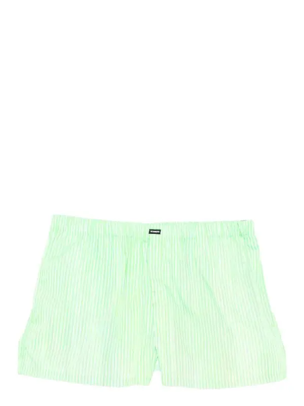 Vetements Striped Shorts - Green