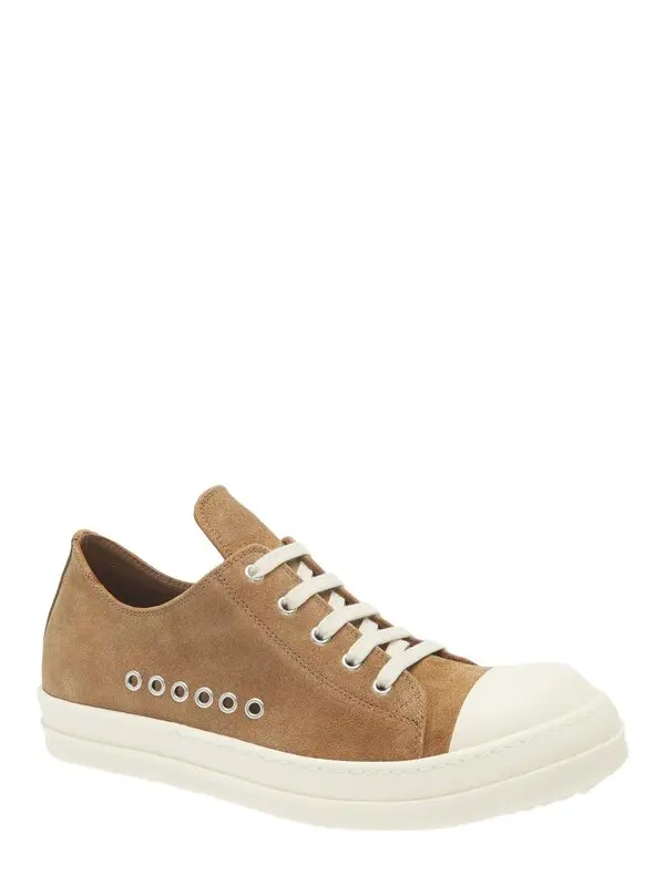 Rick Owens Low Top Sneakers - Sumi Brown/milk/milk