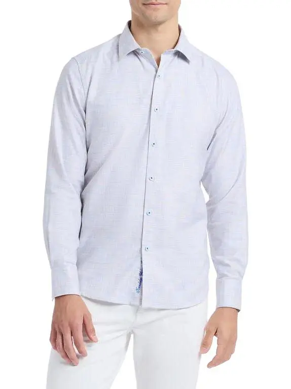 Robert Graham Edison Print Woven Button-up Shirt - Sand