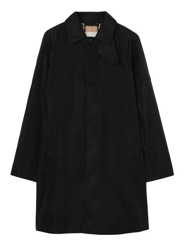 Burberry Nylon Ridgewood Car Coat - Black