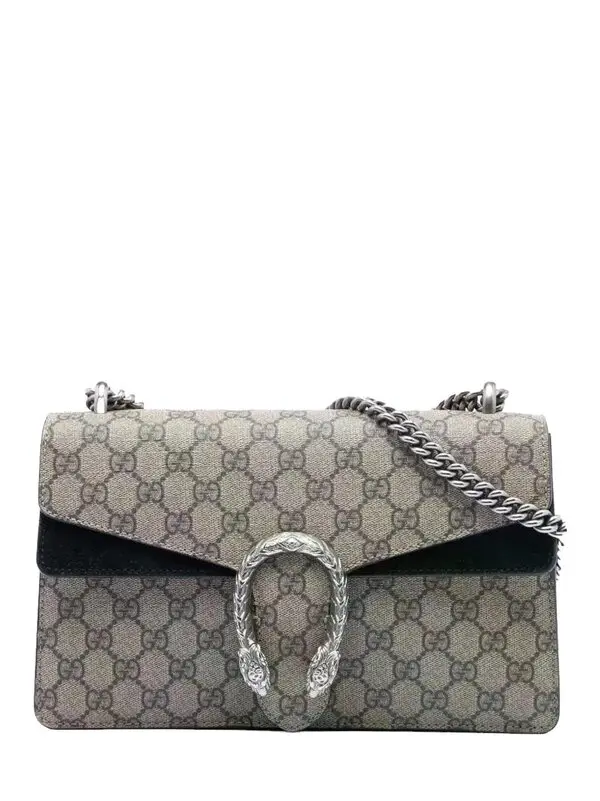 Gucci Gg Supreme Dionysus Shoulder Bag - Brown