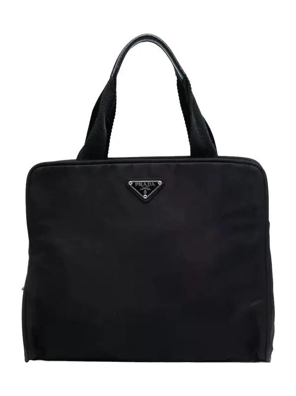 Prada 2000-2013 Tessuto Handbag - Black