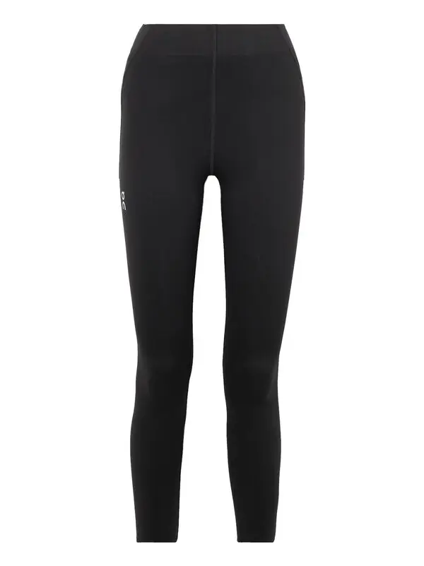 On Train 7/8 Stretch Recycled Leggings - Black