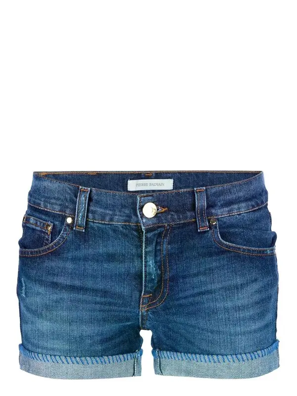 Pierre Balmain Denim Shorts - Blue