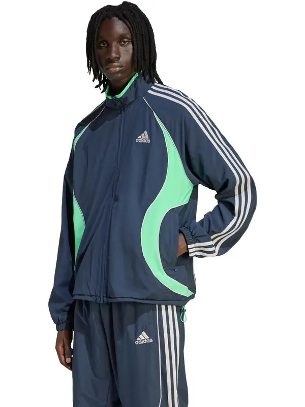 Adidas Teamgeist Adicolor Track Top Aurora Ink - Aurora Ink / Semi Screaming Green