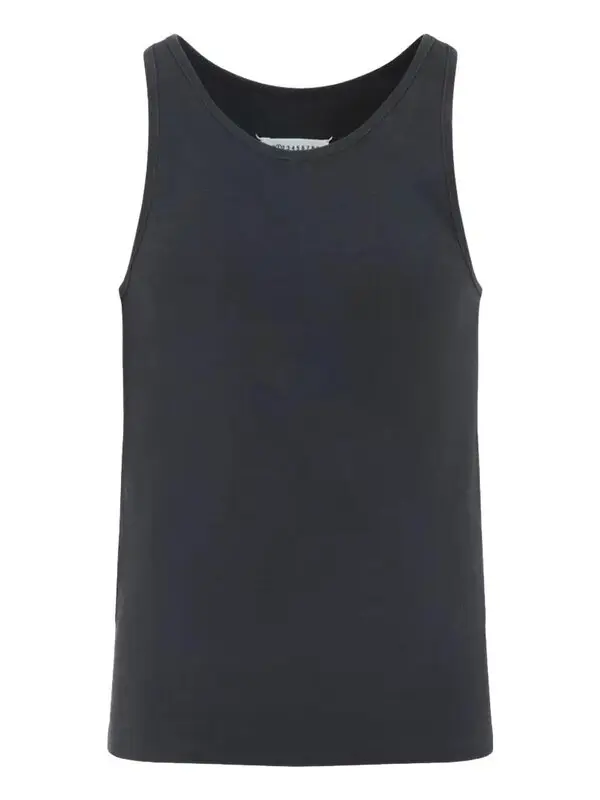MAISON MARGIELA Round Neck Tank Top - Grey