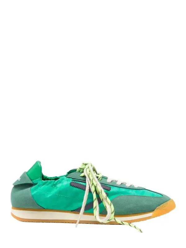 PURAAI Panelled Lace-up Sneakers - Green