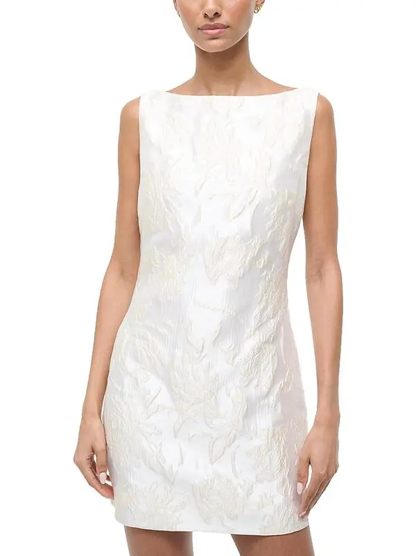 Staud Mimi Mini Dress - Botanic Ivory