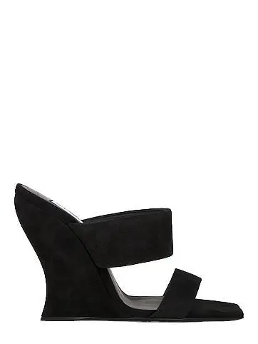 Alaïa Sculptural Wedge Mule - Noir