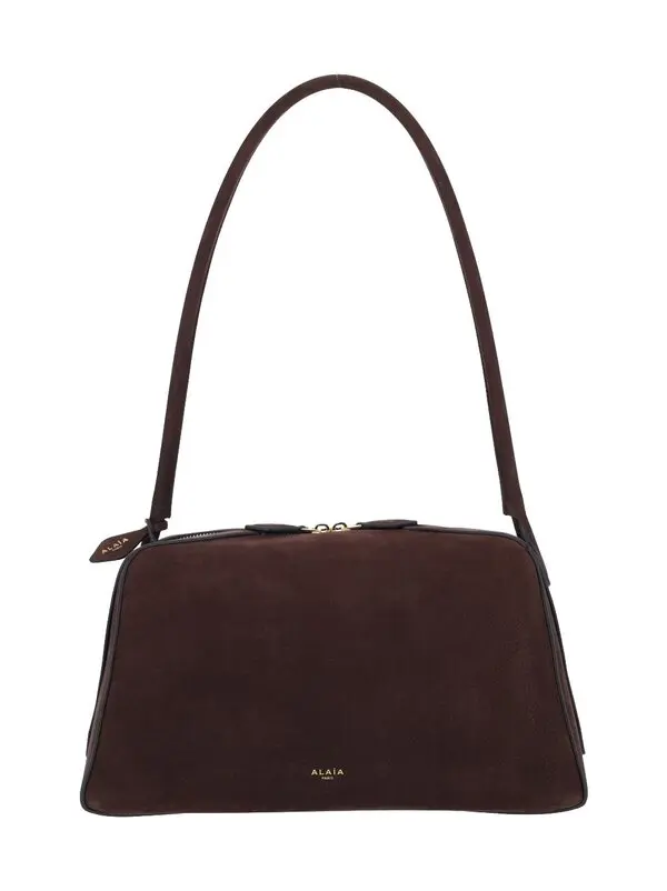 Alaïa Bouledogue Shoulder Bag - Brown