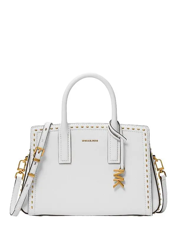 Michael Kors Laila Small Satchel - Optic White