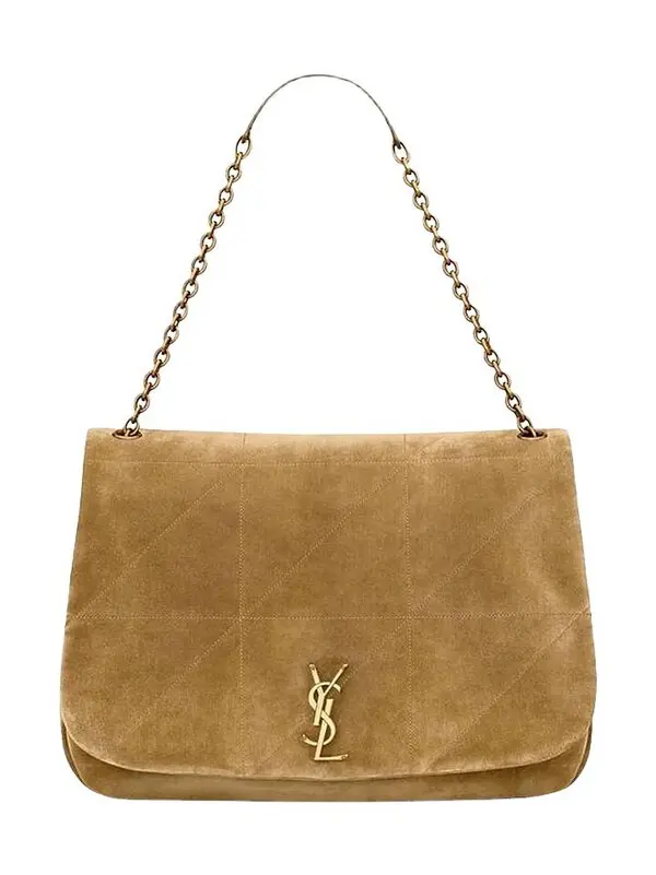 Saint Laurent Jamie 4.3 Bag In Suede - Golden Leaf