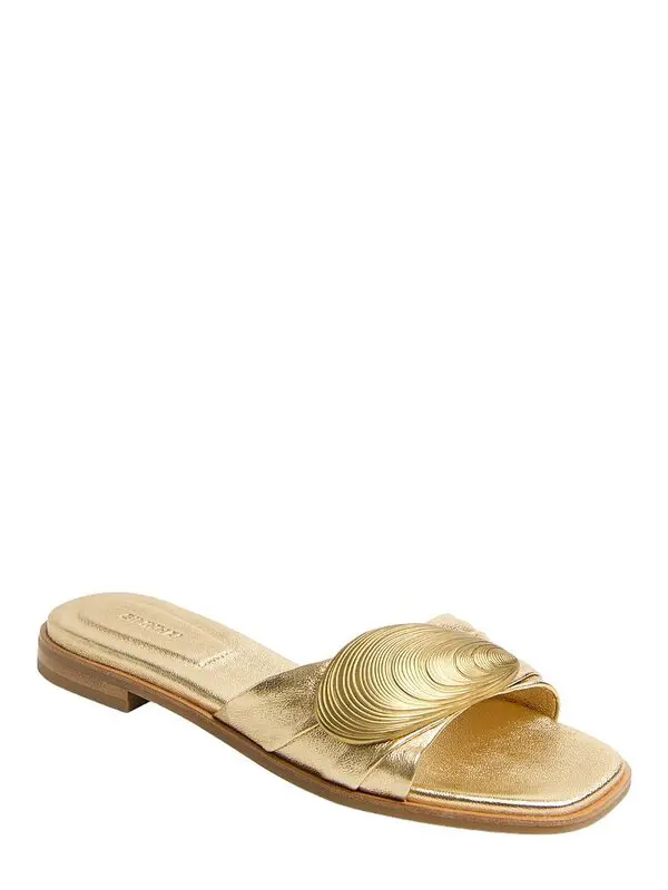 Simkhai Gigi Metallic Slides - Gold