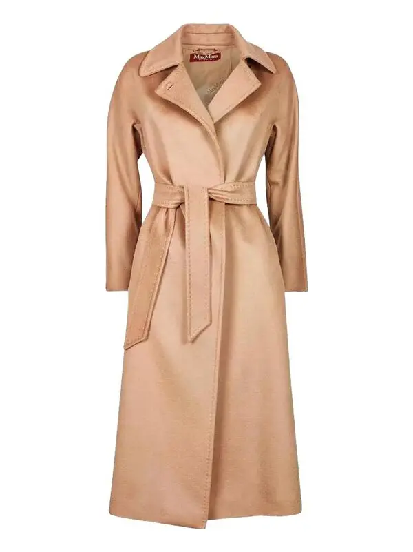 Max Mara Abelia Belted Coat - Neutrals