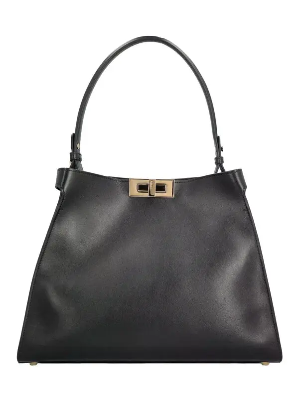 Fendi Tote Bag With Twist-lock Fastening - Black