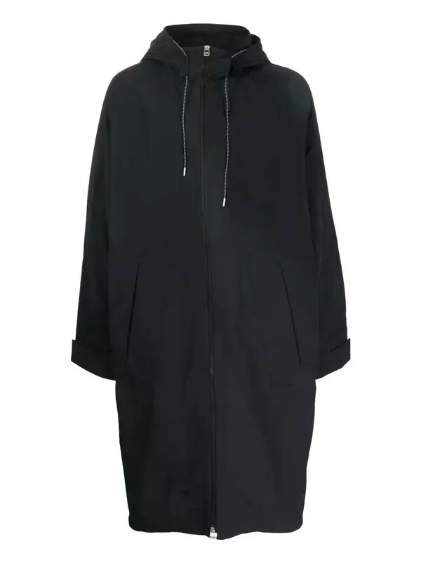 OAMC Zip-up Hooded Parka - Black