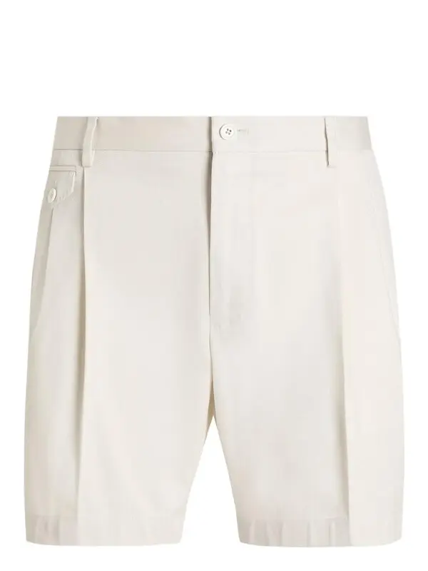 Dolce & Gabbana Fabric Bermuda Shorts - Beige