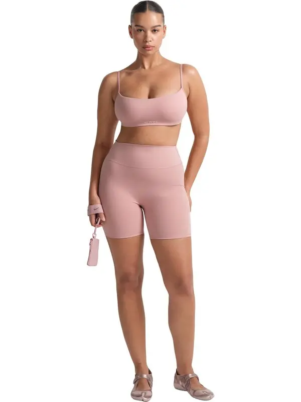 Nike Skims Matte High-waisted 5" Biker Shorts - Pink