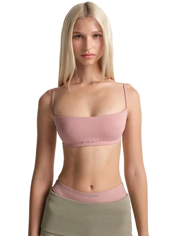 Nike Skims Matte Thin-strap Micro Bra - Pink