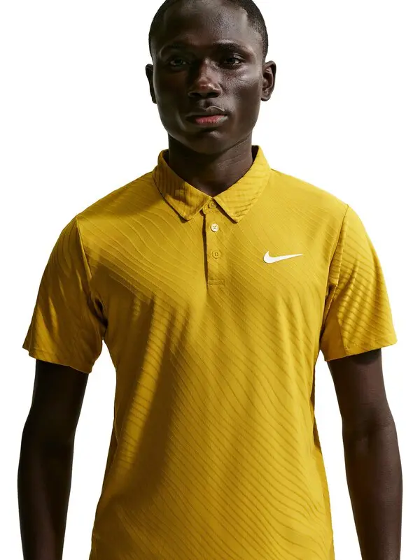 Nike Court Slam Dri-fit Adv Polo - Yellow