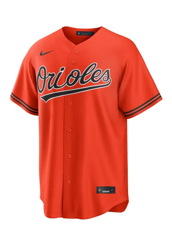 Nike Gunnar Henderson Baltimore Orioles Mlb Replica Jersey - Orange