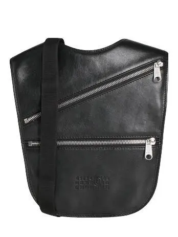 MAISON MARGIELA Leather Cross-body Bag - Black