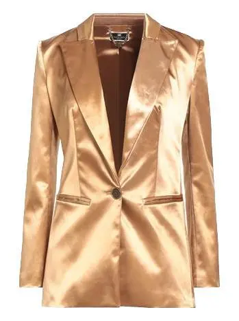 Elisabetta Franchi Single-breasted Blazer - Gold