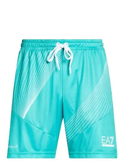 EA7 Polyester Shorts - Green