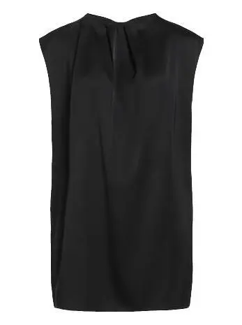 JIL SANDER Satin Top - Black
