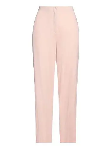 FORTE_FORTE Relaxed Fit Straight-leg Pants - Pink