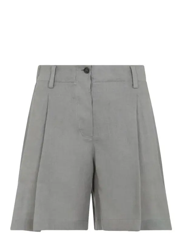 Brunello Cucinelli Pleated Shorts - Grey