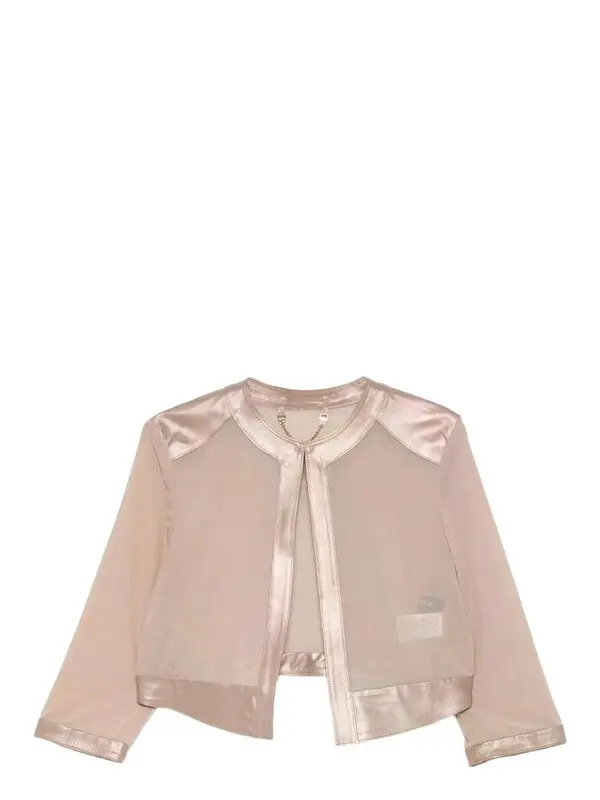 TIMOTEA Sheer-panel Jacket - Neutrals