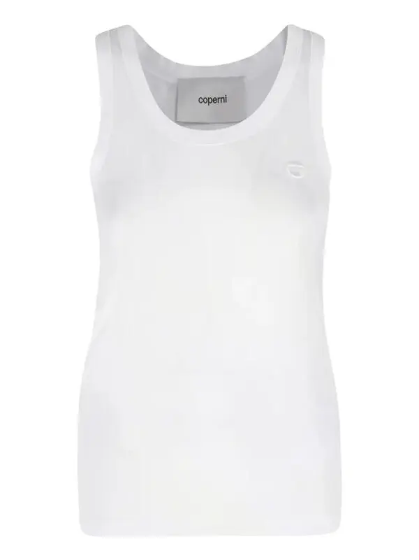 Coperni Logo Tank Top - White