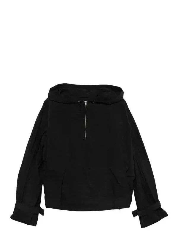 Co Hooded Zip Jacket - Black
