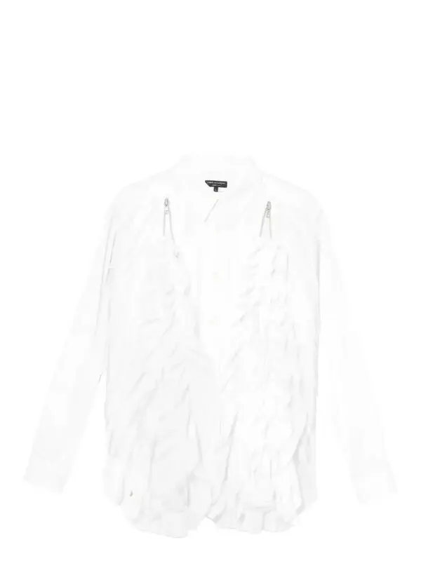 Comme Des Garçons Ruffled Shirt - White